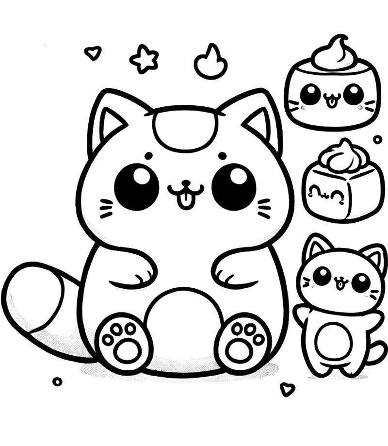 3261. page: Slender and sleek in size, Cam the Cat...