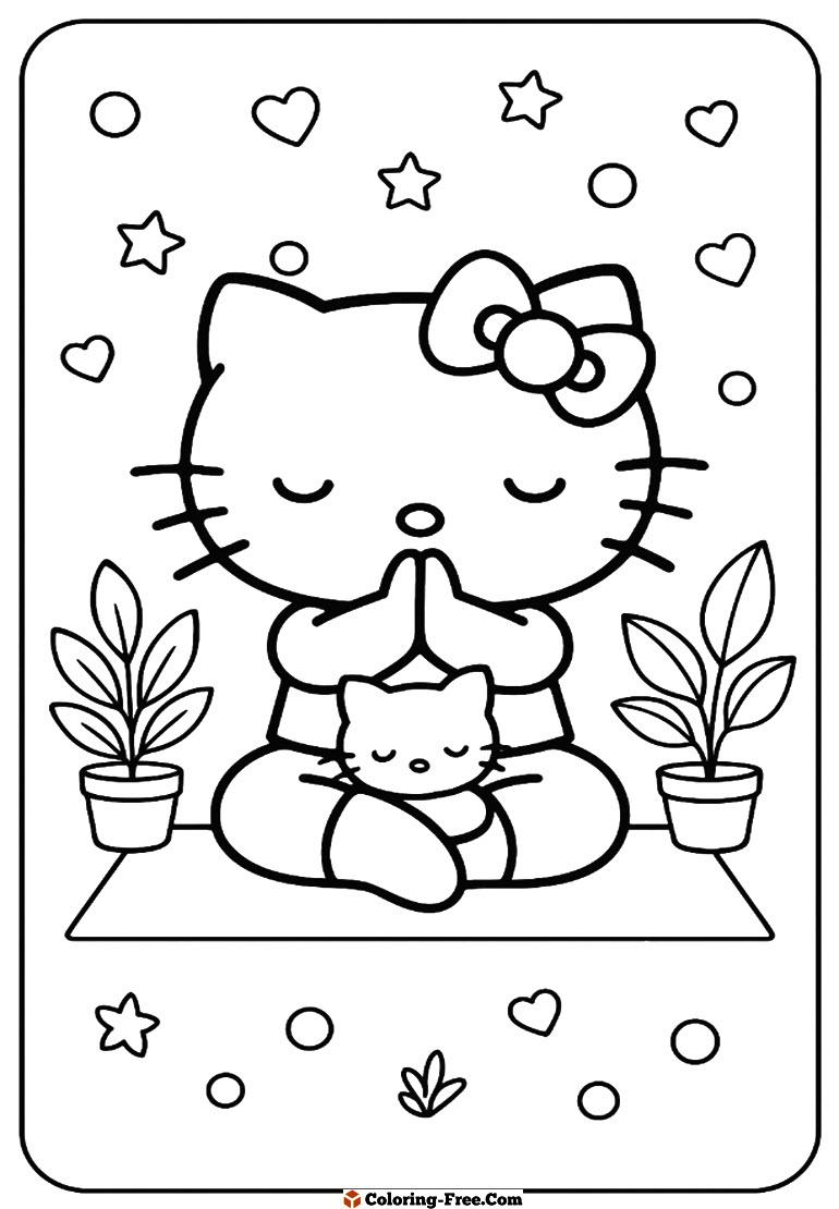 42 Hello Kitty Coloring Pages (Free Unique Printables)