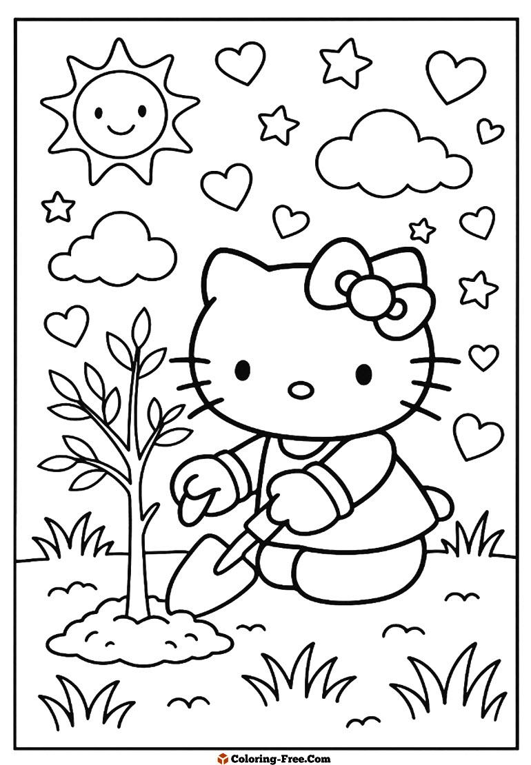 42 Hello Kitty Coloring Pages (Free Unique Printables)