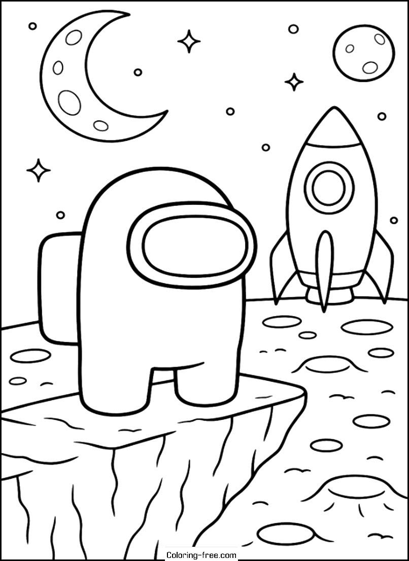 40 Among Us Coloring Pages (Free Unique Printables)